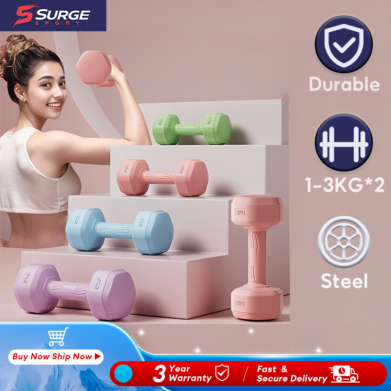 Dumbbell Set Pair 1kg-5kg Weight Training Dumbbell Set For Women ...