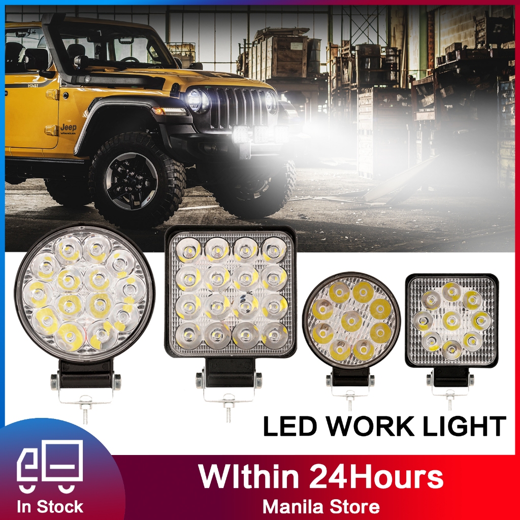 12V 24V LED Light Bar/Work Light 27W 42W 48W Mini LED Bar Work Light ...