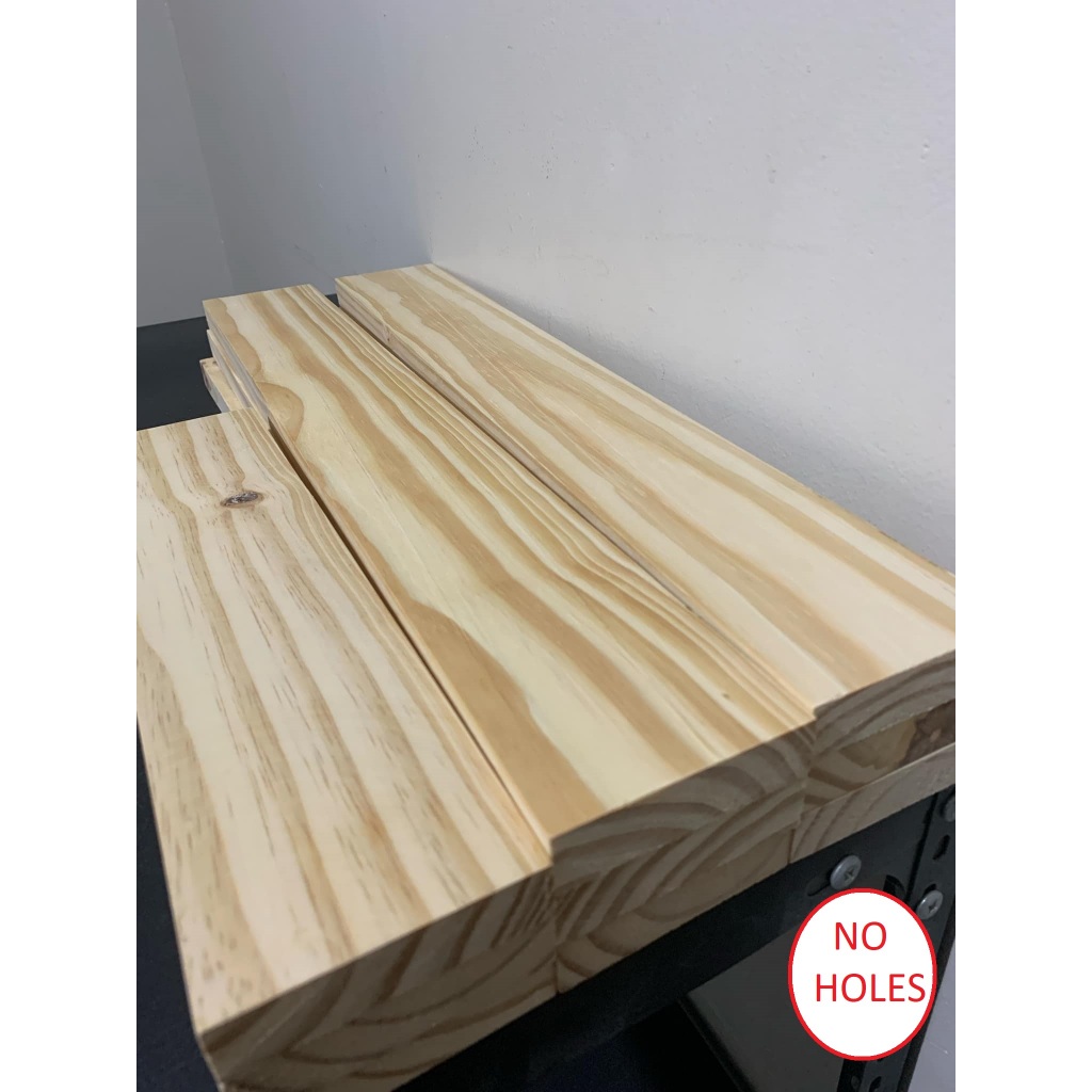 Wood Planks Pinewood for Shelves Organizer or DIY Projects 20inX3inX0 ...