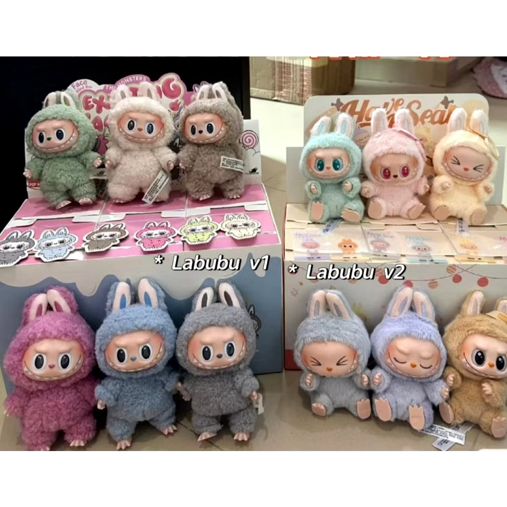Labubu Doll Blind Box Exciting Macaron The Monsters Labubu Vinyl Face ...