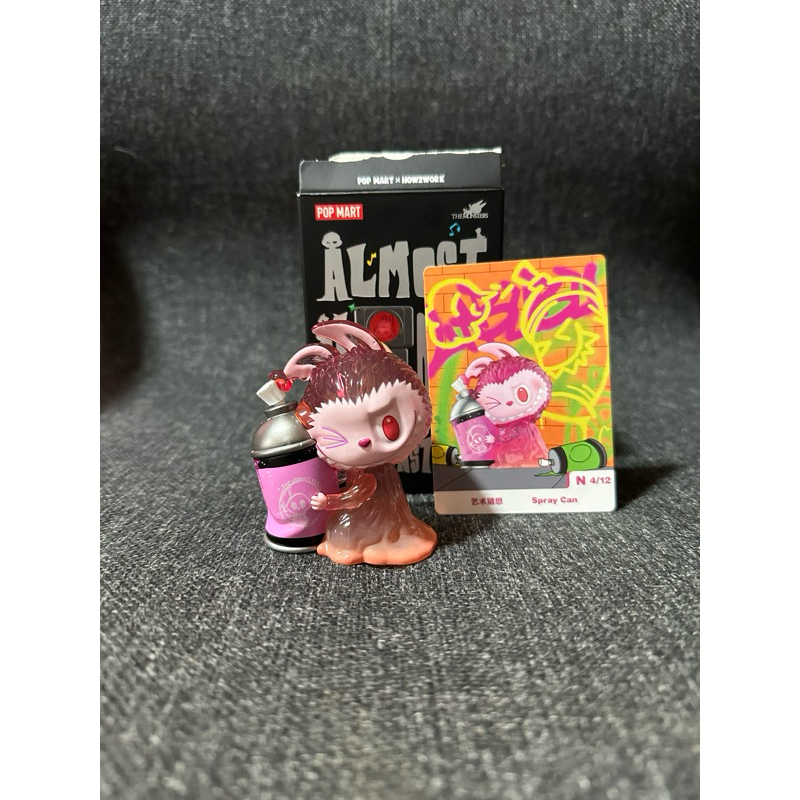 POP MART The Monsters / Labubu Almost Hidden Figures: Spray Can ...