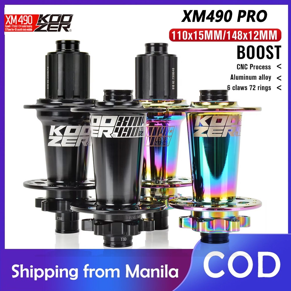 KOOZER XM490 PRO HG Hub 15x110 12x142 Mountain Bike Hub 36 Hole Cube 8 ...