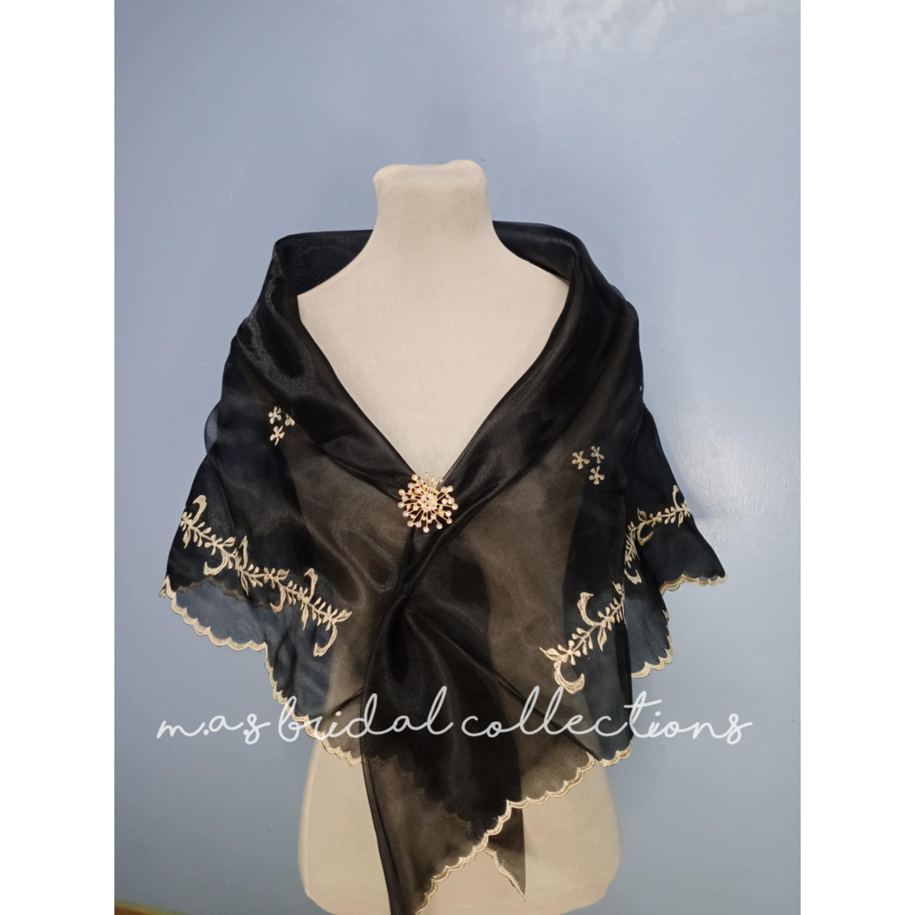 Filipiniana Alampay with free brooch / Modern filipiniana alampay ...