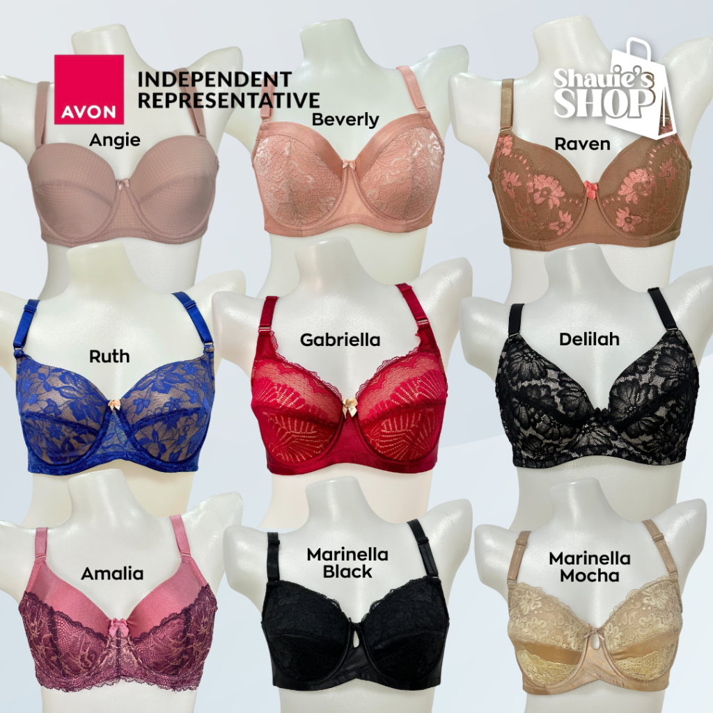 AVON 1-pc Underwire Full-Cup Bra Collection – Angie, Beverly, Raven, Ruth, Gabriela, Delilah ...