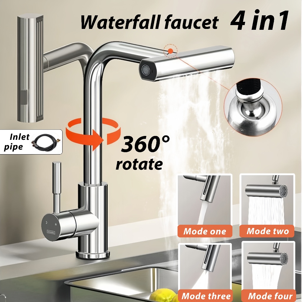 Kitchen Faucet 360 Rotation Multi Functional Sink Bathroom Hot And Cold ...