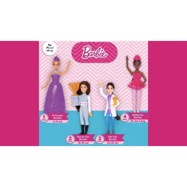 McDo Happy Meal Barbie 2020 Complete Set (Sealed) | Shopee Singapore
