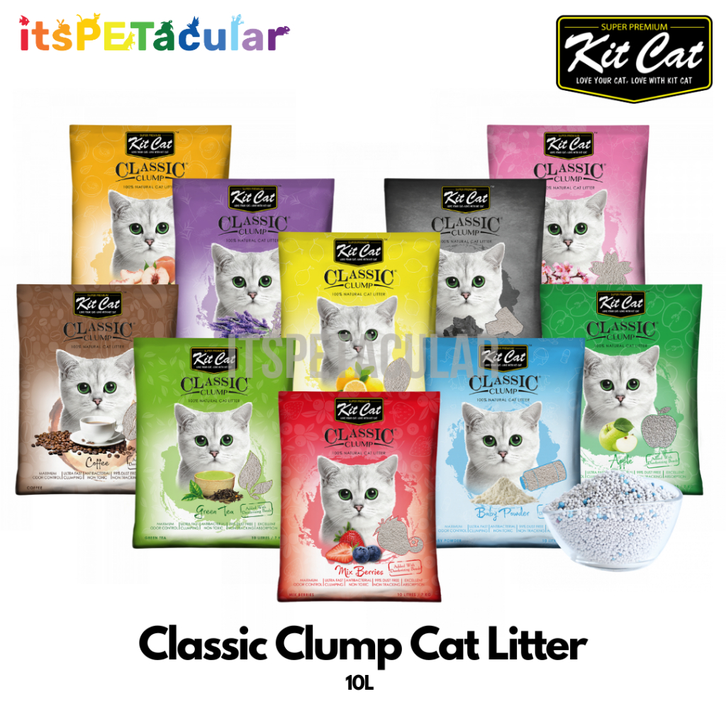 Kit Cat CLASSIC CLUMP Cat Litter 10L | Shopee Singapore