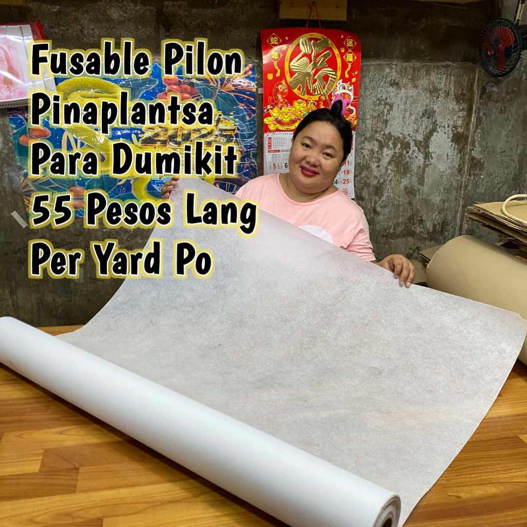 Makapal na Fusible Pilon/Iron-On Interfacing 55 Pesos per Yard budget ...