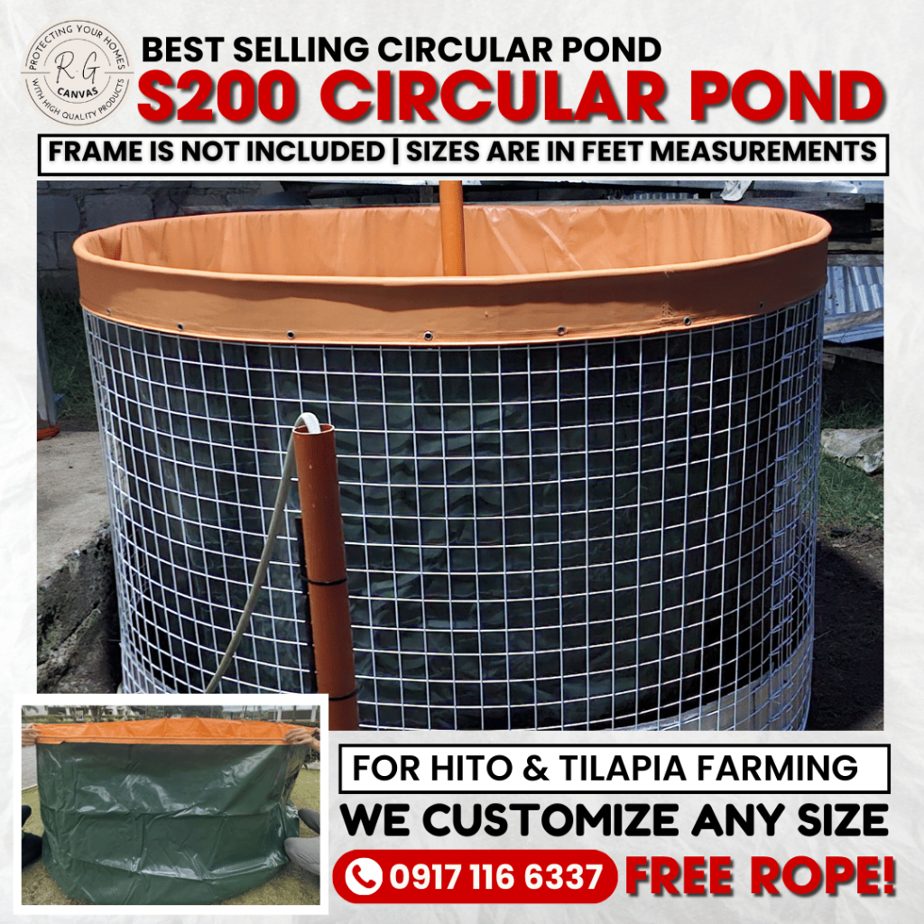 CIRCULAR TANK BIOFLOC S200 HEAVY DUTY CKM BRAND BIOFLOC FISH FARMING ...