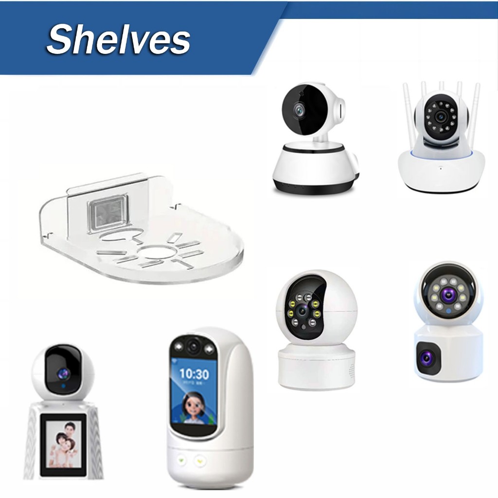 CCTV Easy-to-Install Monitoring Stand Free-Punch Acrylic CCTV Camera ...