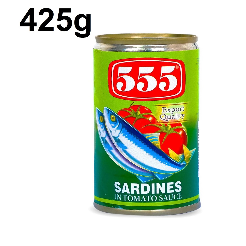 555 Sardines In Tomato Sauce - 425g | Shopee Singapore