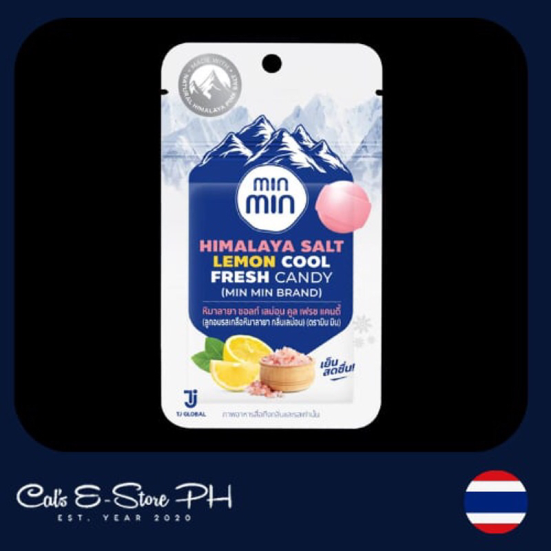 MIN MIN Himalaya Salt Lemon Cool Fresh Candy (Pouch) | Shopee Singapore
