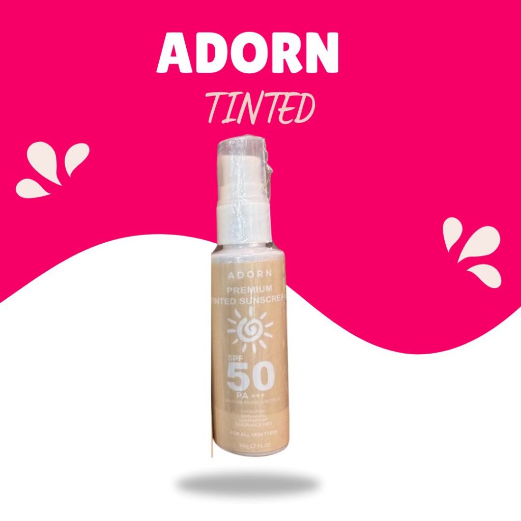 ADORN BY CALMSKIN Premium Sunscreen Sun Protection SPF 50 PA+++ 50ml ...