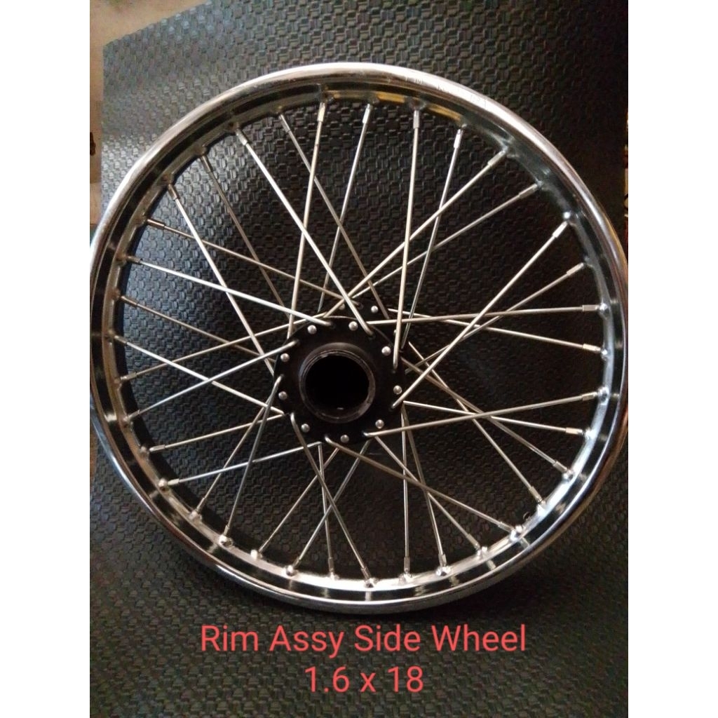 SIDE WHEEL ASSY 1.6x18 with 6205 bearing (2pcs) (MAKOTO BRAND) | Shopee ...