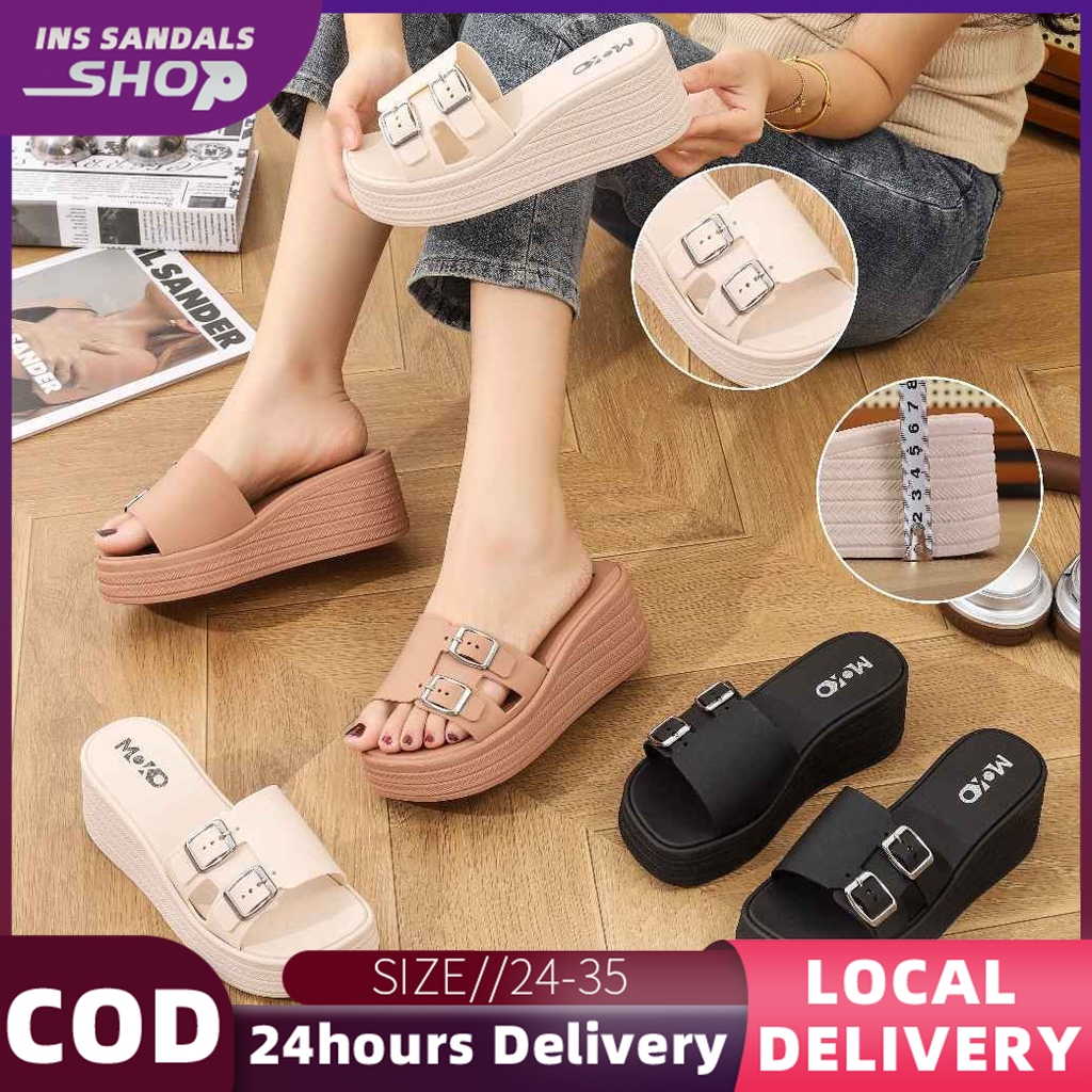 New style women's thick outdoor trendy height-increasing super hot ...