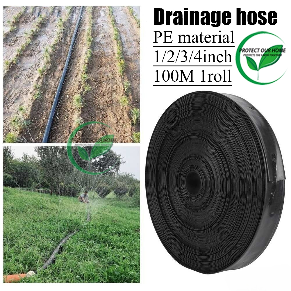 1/2/3/4inch PE agricultural irrigation plastic water hose Pe Layflat ...