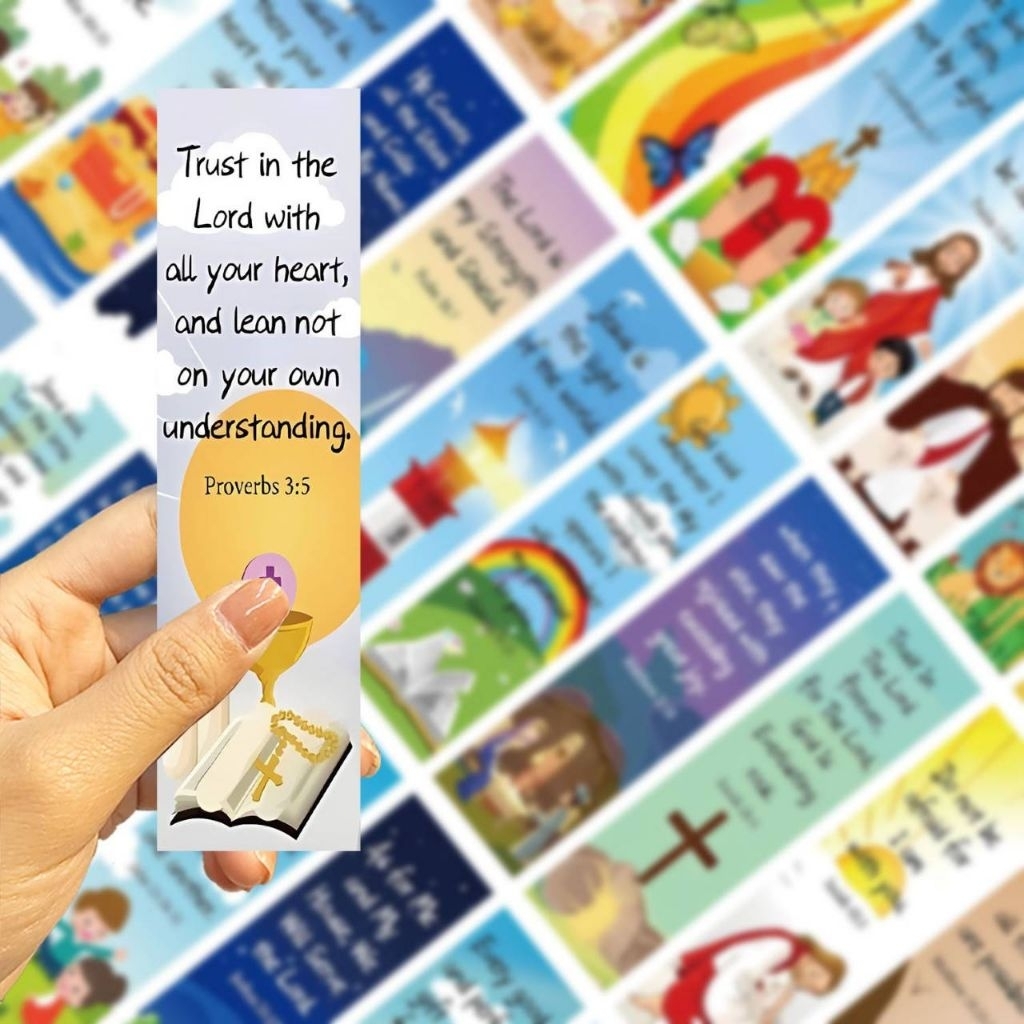 30 pcs different designs Bible verse bookmark. Not available for ...