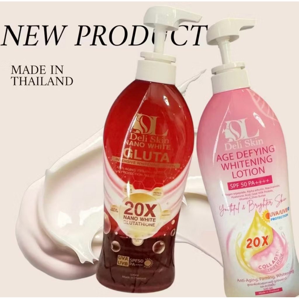 Deli Skin Gluta Intensive Whitening Lotion Spf 50 PA++++ from for all ...
