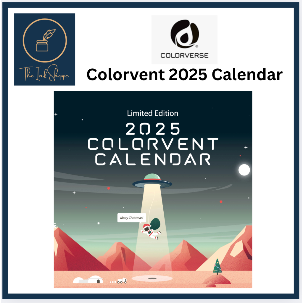 Colorverse Colorvent 2025 Calendar Fountain Pen Inks | Shopee Singapore