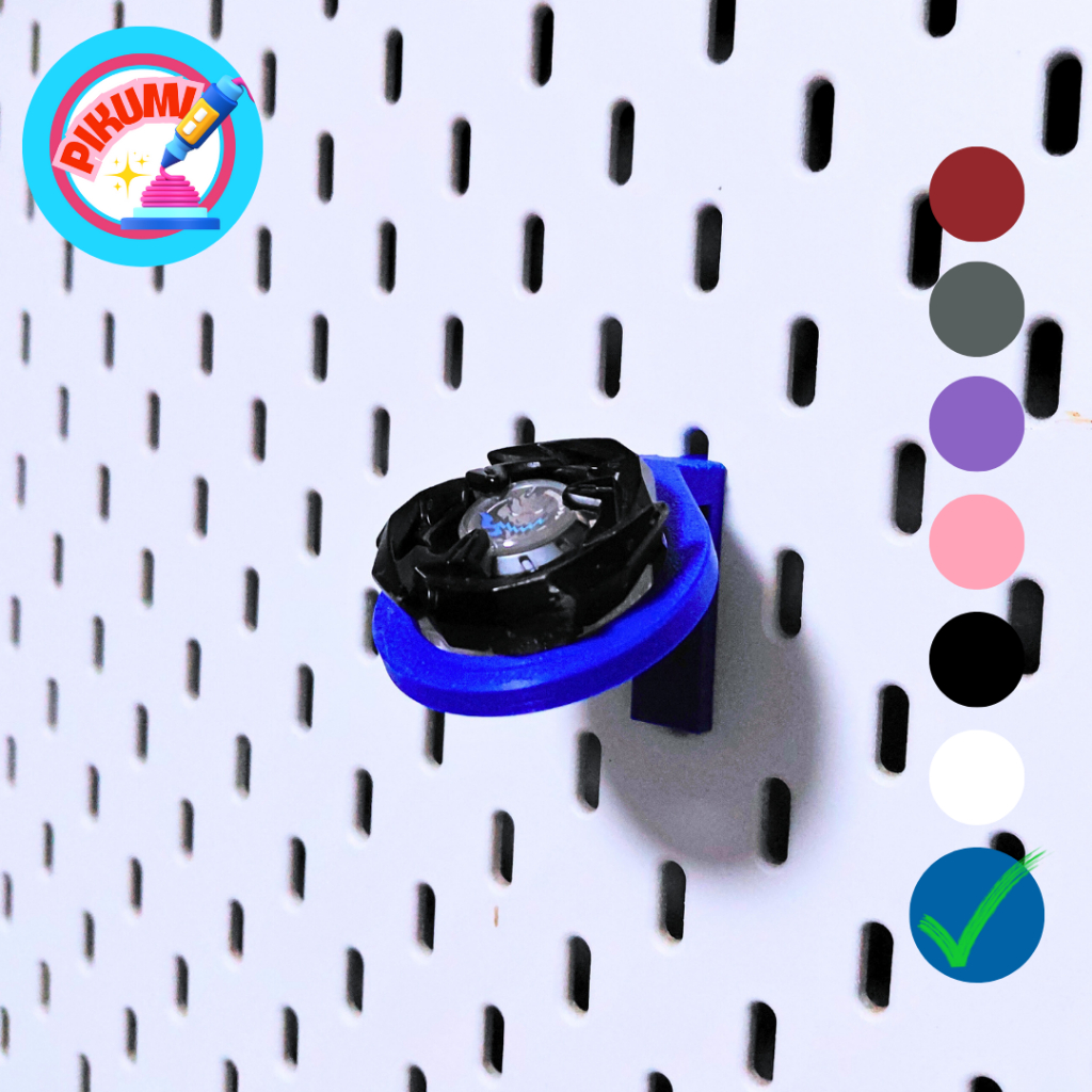 [3D Printed] Skadis Pegboard Beyblade X Display Holder | Shopee Singapore