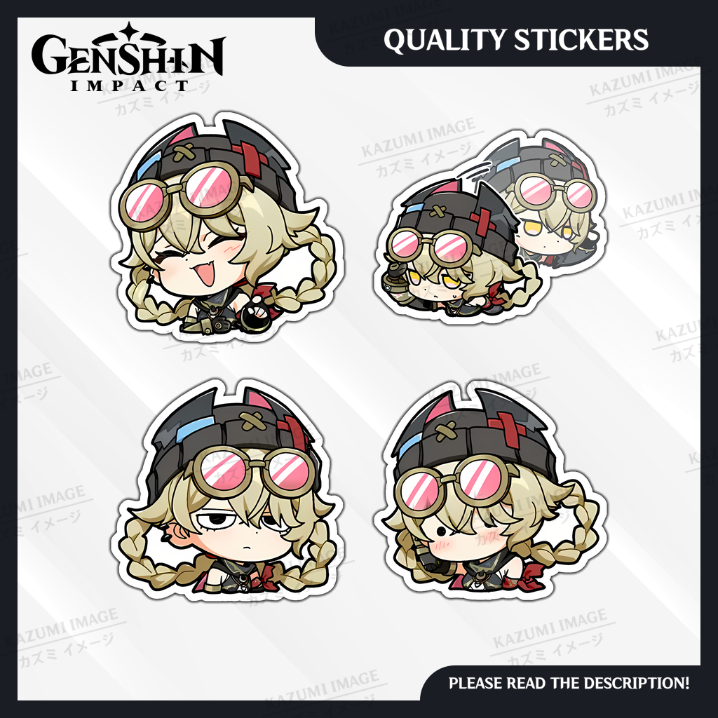 Jahoda - Genshin Impact Waterproof Emoji Stickers | Shopee Singapore