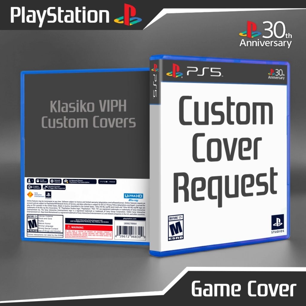 PlayStation PS5 30th Anniversary Cover | Shopee Singapore