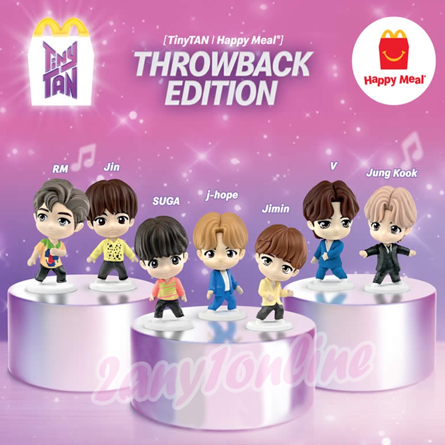 Mcdo Happy Meal Toy x BTS Tiny Tan Throwback and Encore Edition (2025) | Shopee Singapore