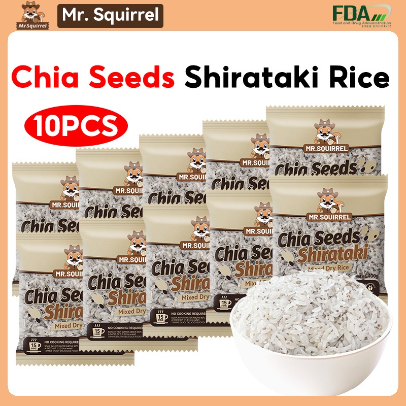 50pcs 100g Chia Seeds Dried Shirataki Rice Konjac Keto Low Carb ...