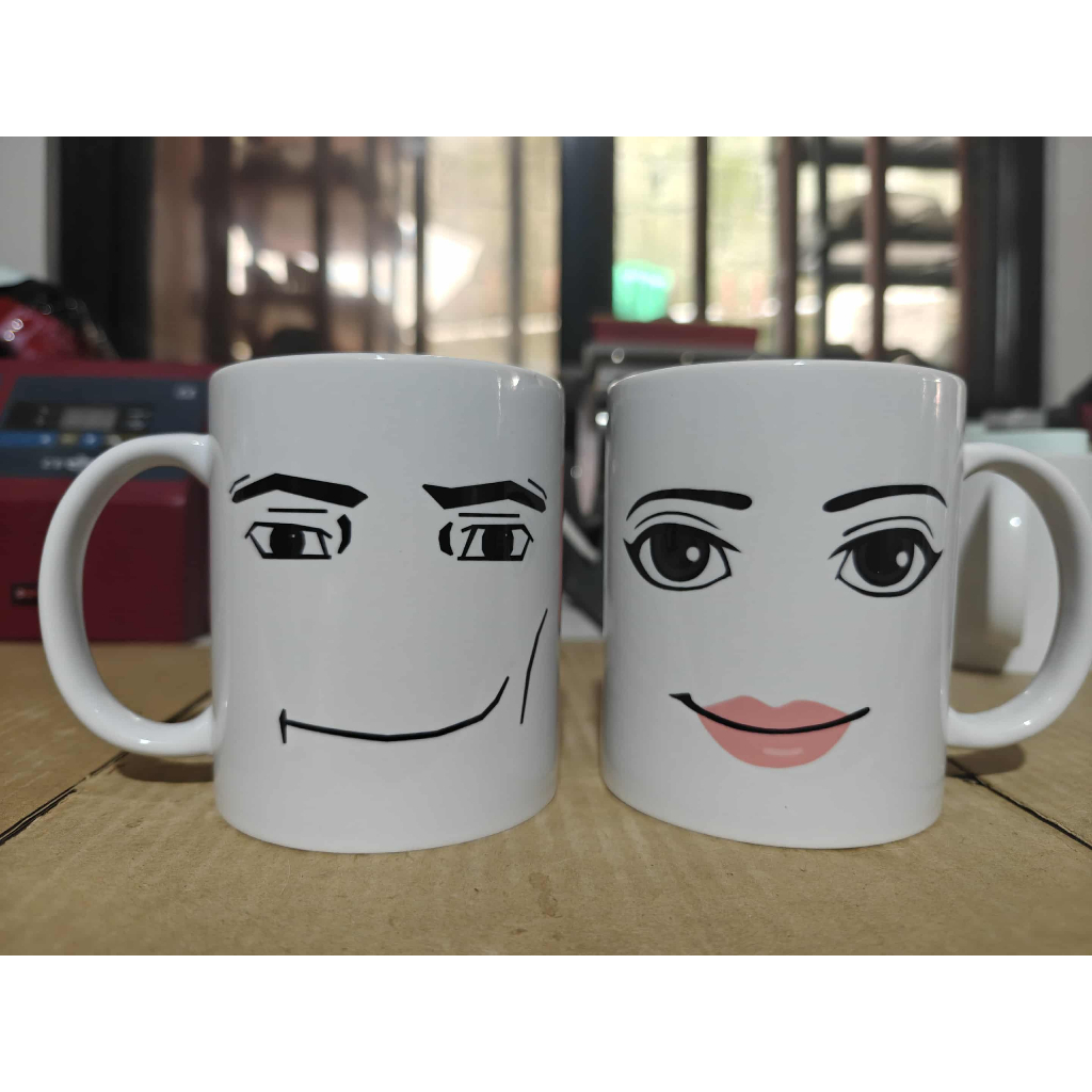 Roblox Face Meme Coffee Mug Sublimation Print (11oz/15oz white mug ...