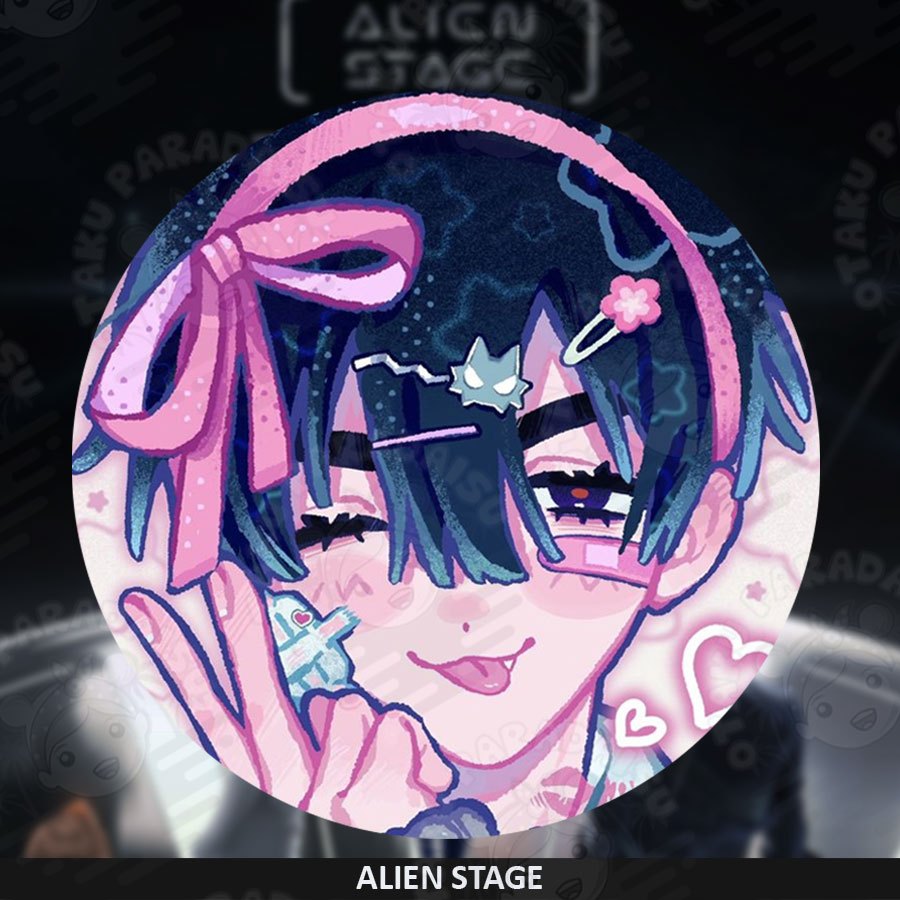 Alien Stage Button Pin Badge Batch 4 Ivan Till Sua Mizi Hyuna Luka ...