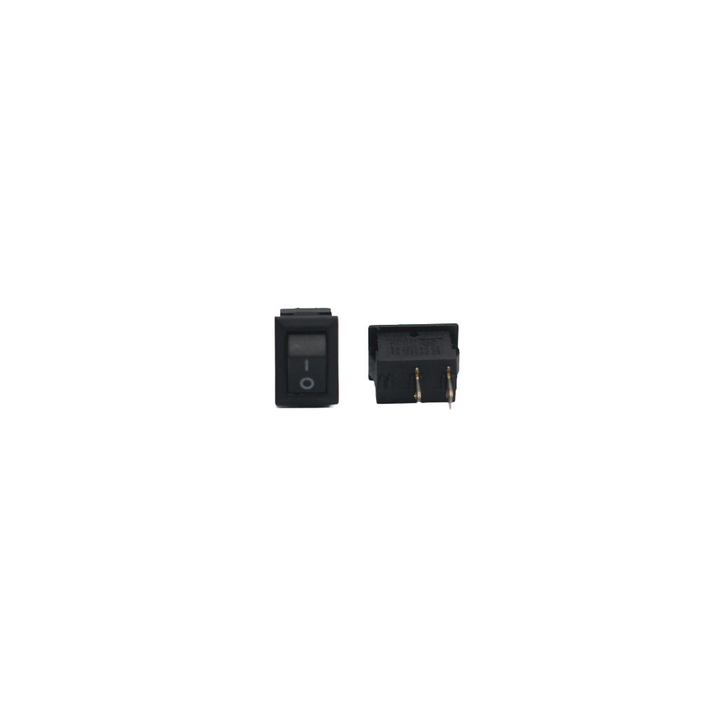 ONE PC ROCKER BUTTON KCD11 (1-PC per ORDER), 10x15mm 2-PIN SNAP-IN ON ...