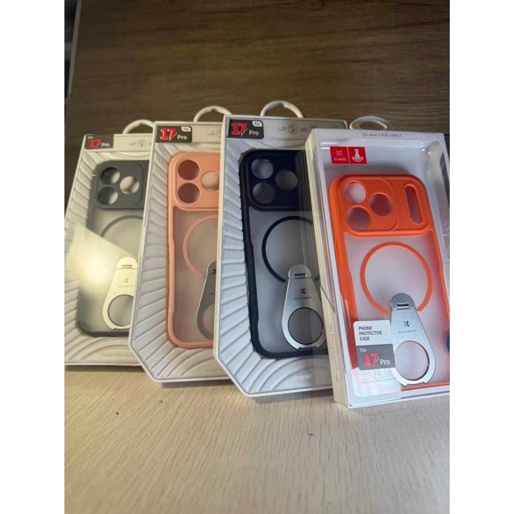 XUNDD KOKO Series MAGNETIC MATTE Case W/ ROTATING STAND IPHONE 17 PRO ...