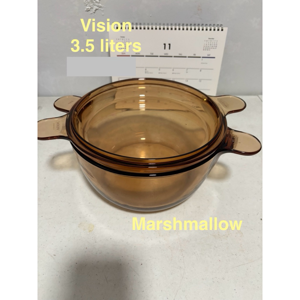 vision cookware 3.5 liters (marshmallow) | Shopee Singapore
