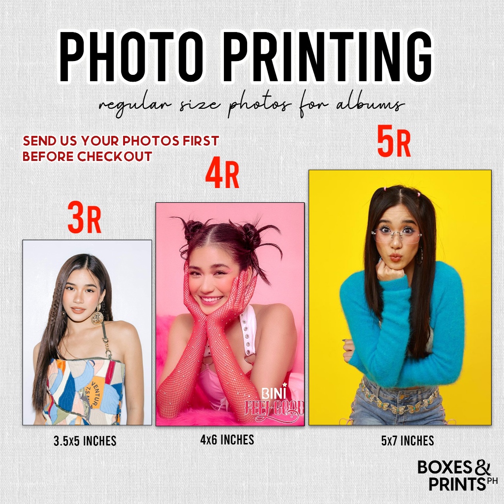 Photo Printing (3R, 4R, 5R, 6R) HIGH QUALITY STUDIO PRINT PHOTOS ...
