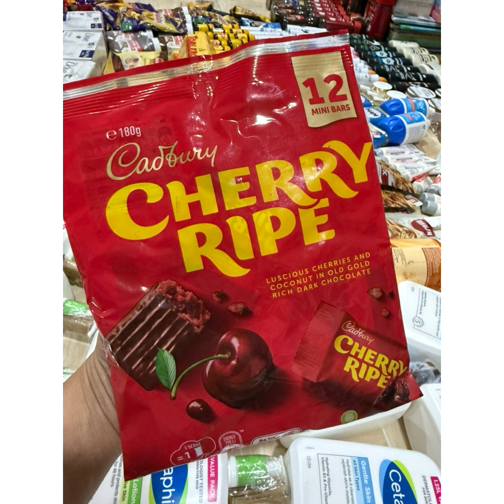 Cadbury Cherry Ripe 12 mini bars | Shopee Singapore