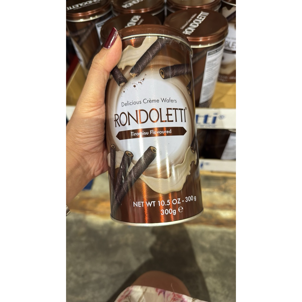 Rondoletti Cafe Style Cream Wafers Tiramisu flavored 300g | Shopee ...