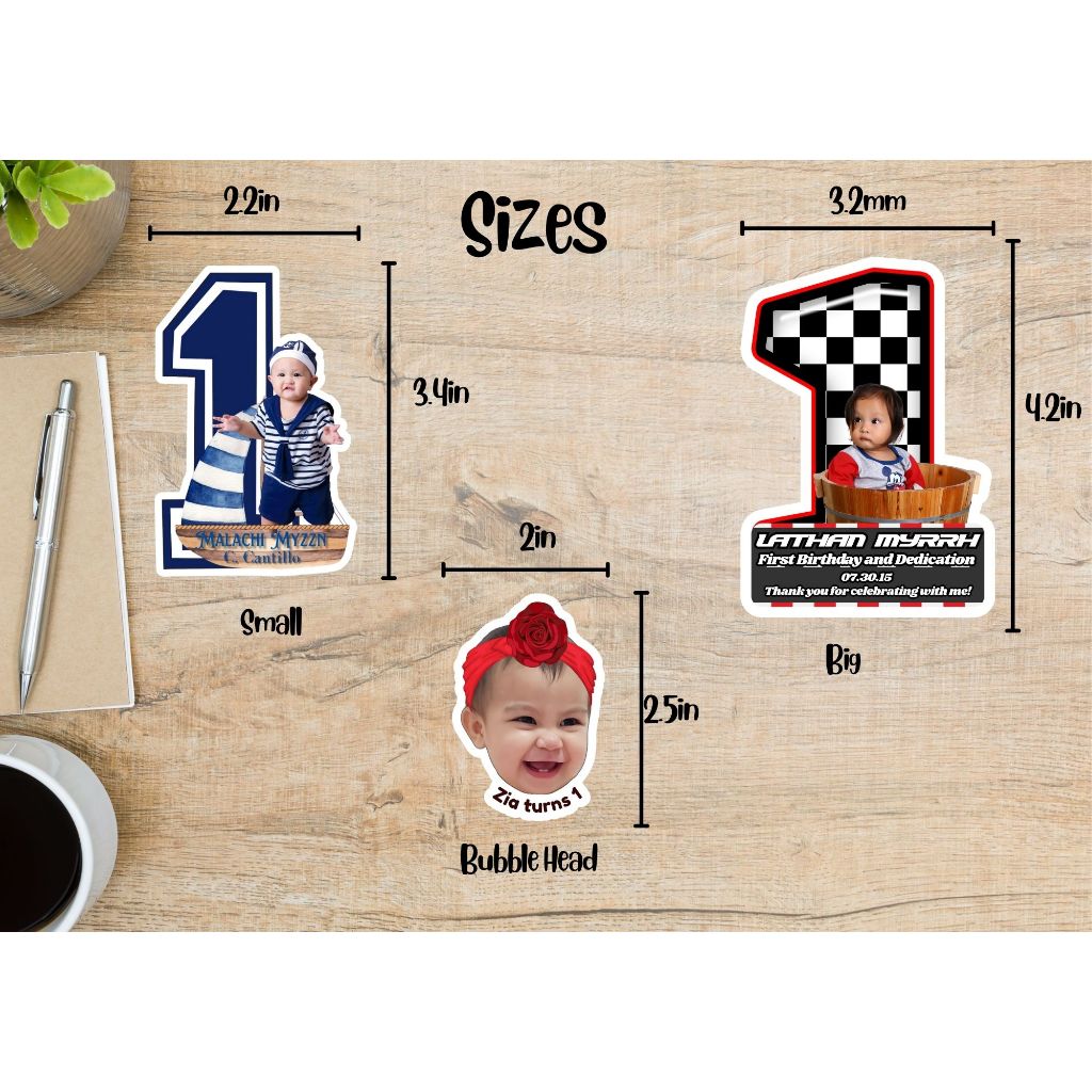 Machine cut Personalized Face cut out with details Ref Magnet for ...