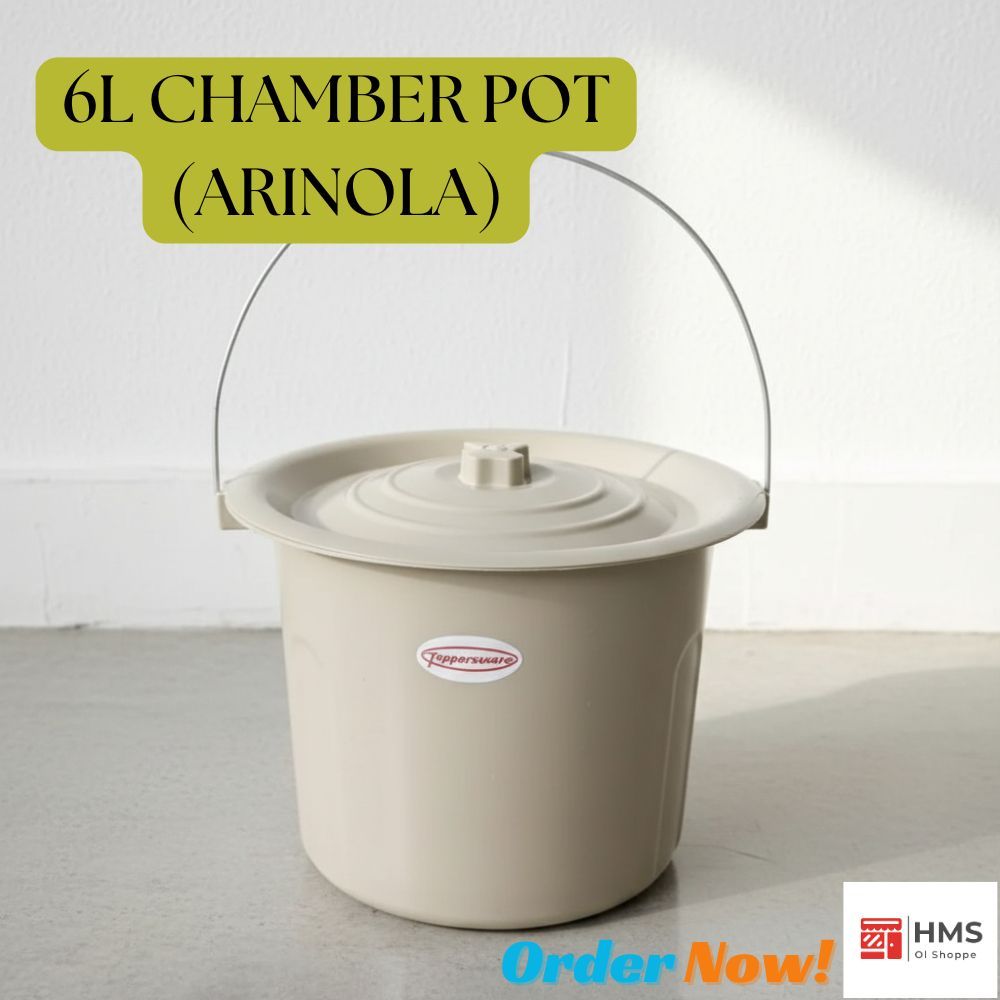 Portable Arinola Mocha Chamber Pot 6L – Ideal for Bedside, Adult Use ...