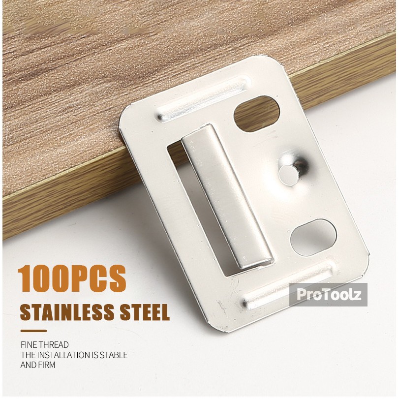 200Pcs Metal Clip for Wpc wall and ceiling Fluted cladding clip only ...