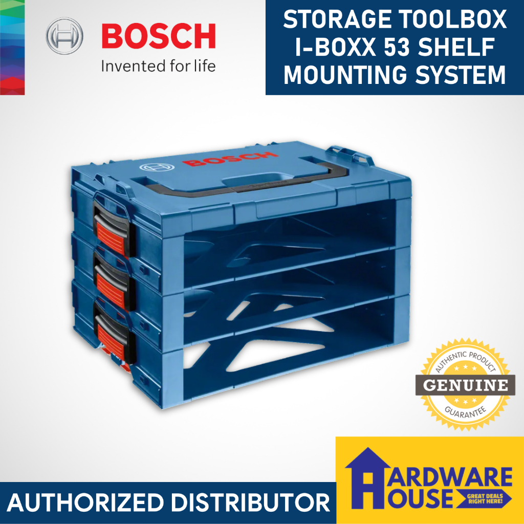 BOSCH Storage Toolbox I-BOXX 53 Shelf Rack Mounting System 3 Layers ...