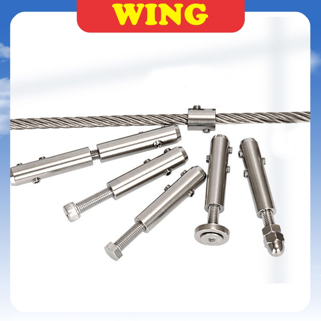 3/4/6/8mm 304 Stainless Steel Wire Rope Joint Lock Buckle Connection ...