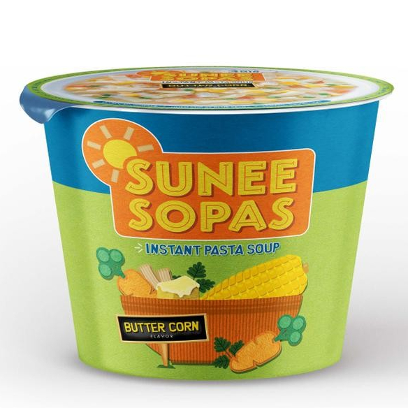 Sunee Sopas Instant Pasta Soup Butter Corn Flavor 63g | Shopee Singapore