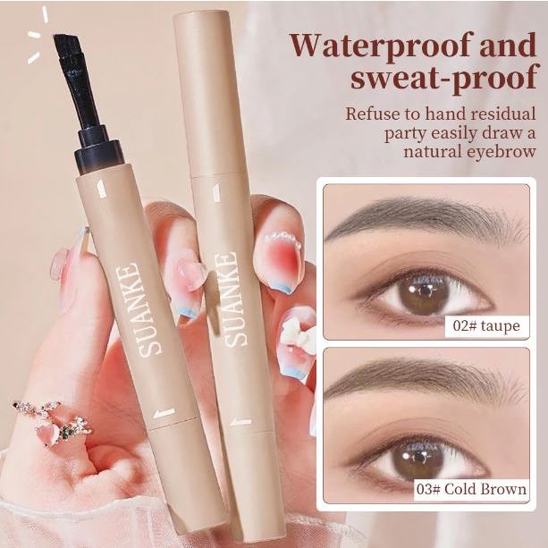 SUAKE 3D Brow Tint Gel Waterproof Smudge-Proof Hair-Like Finish Eye ...