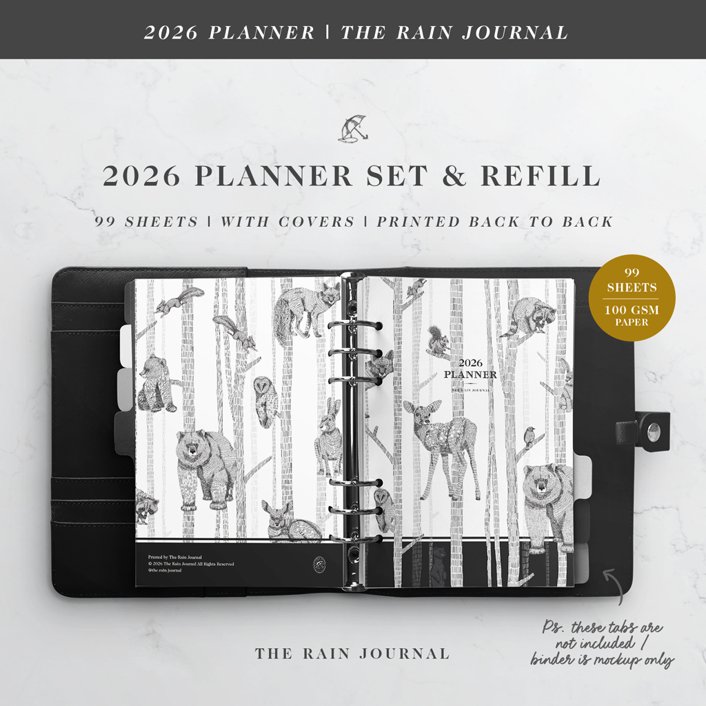 TRJ 2026 Planner and Ring Binder Set, A5 Planner, A6 Planner, 2026 ...