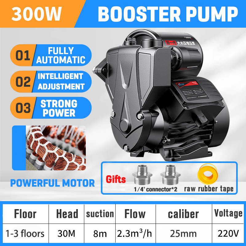 Automatic Booster Pump 300W/600W Jet Pump Jetmatic Water Pump | Shopee ...