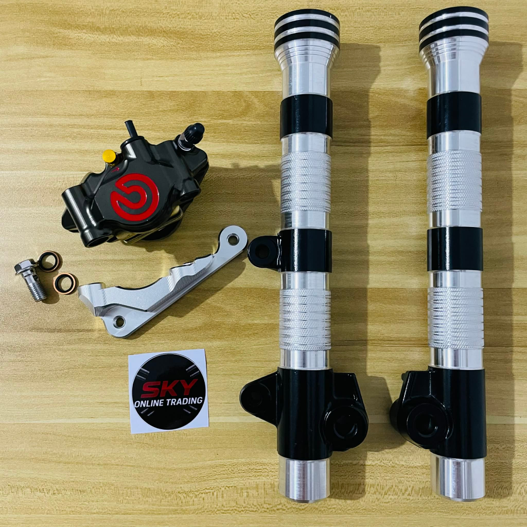 Set:Wave Outertube Black Engrave+Turtle Back Caliper Big Logo with ...