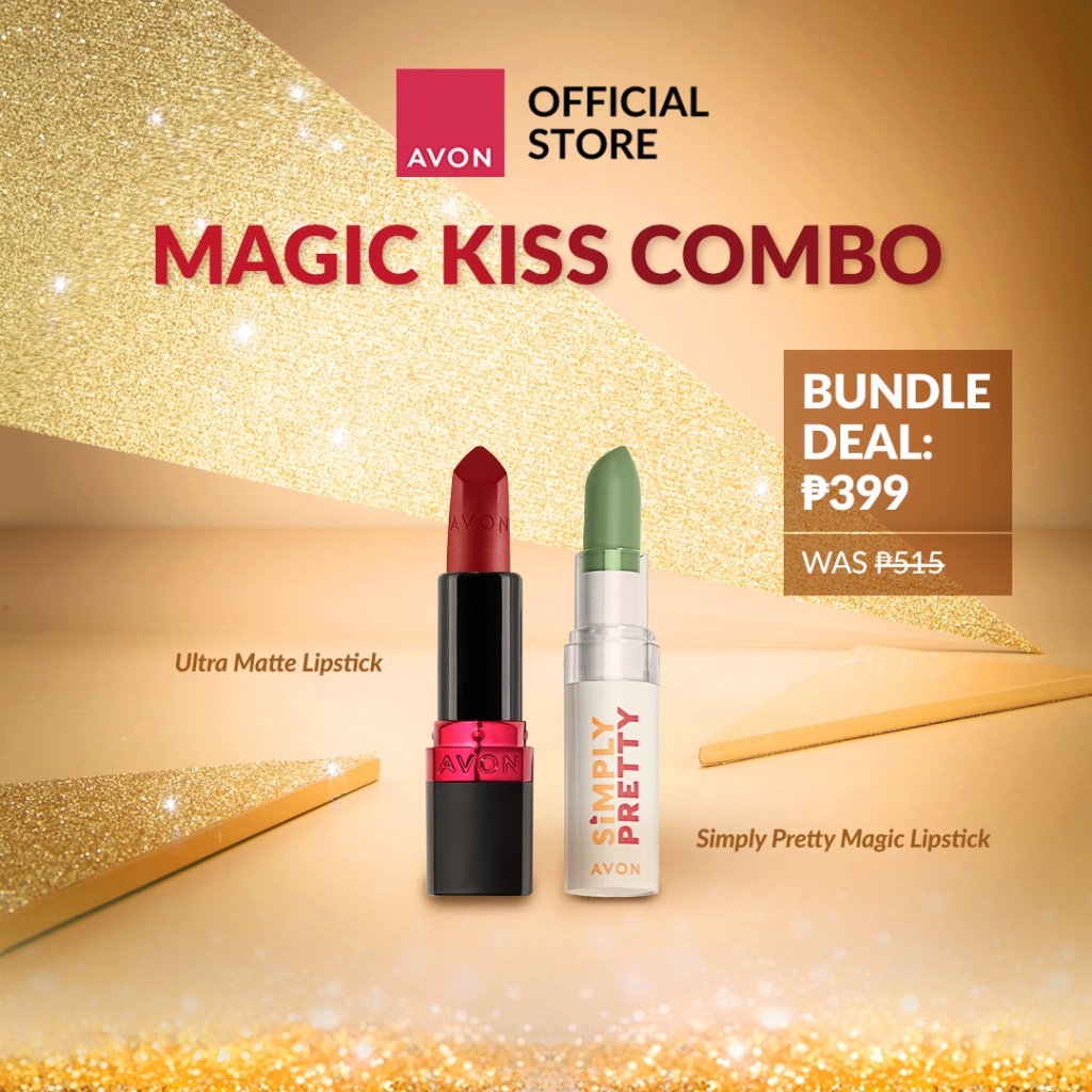[EXCLUSIVE BUNDLE] Avon Magic Kiss Combo - Ultra Matte Lipstick ...