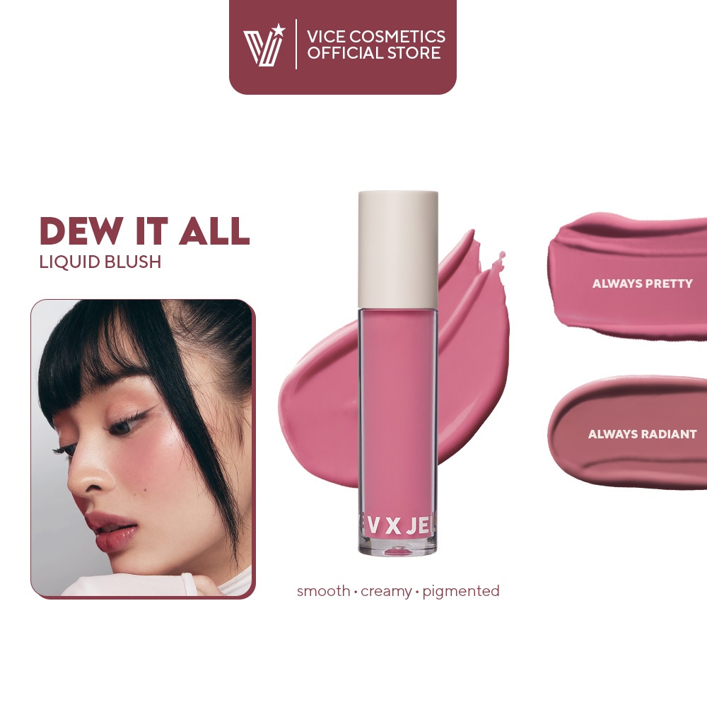 VICE CO. V x Jelly 2 Dew It All Liquid Blush | Shopee Singapore