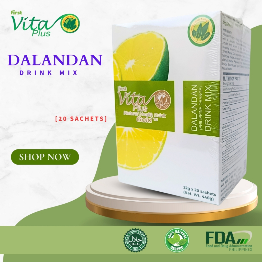 FIRST VITA PLUS DALANDAN GOLD - Natural Health Drink Mix (20sachets ...