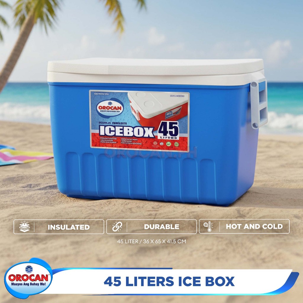 Orocan Ice Box 45L Insulated Icebox Ice Chest | Shopee Singapore